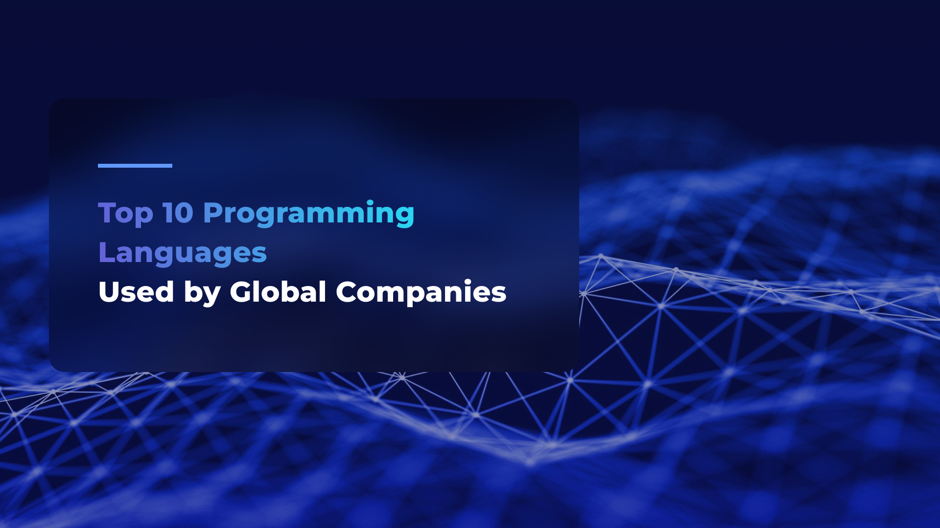 See top programming languages big companies prefer